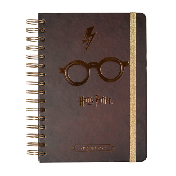 Σημειωματάριο Harry Potter 15×21 με λάστιχο – PrintAgain
