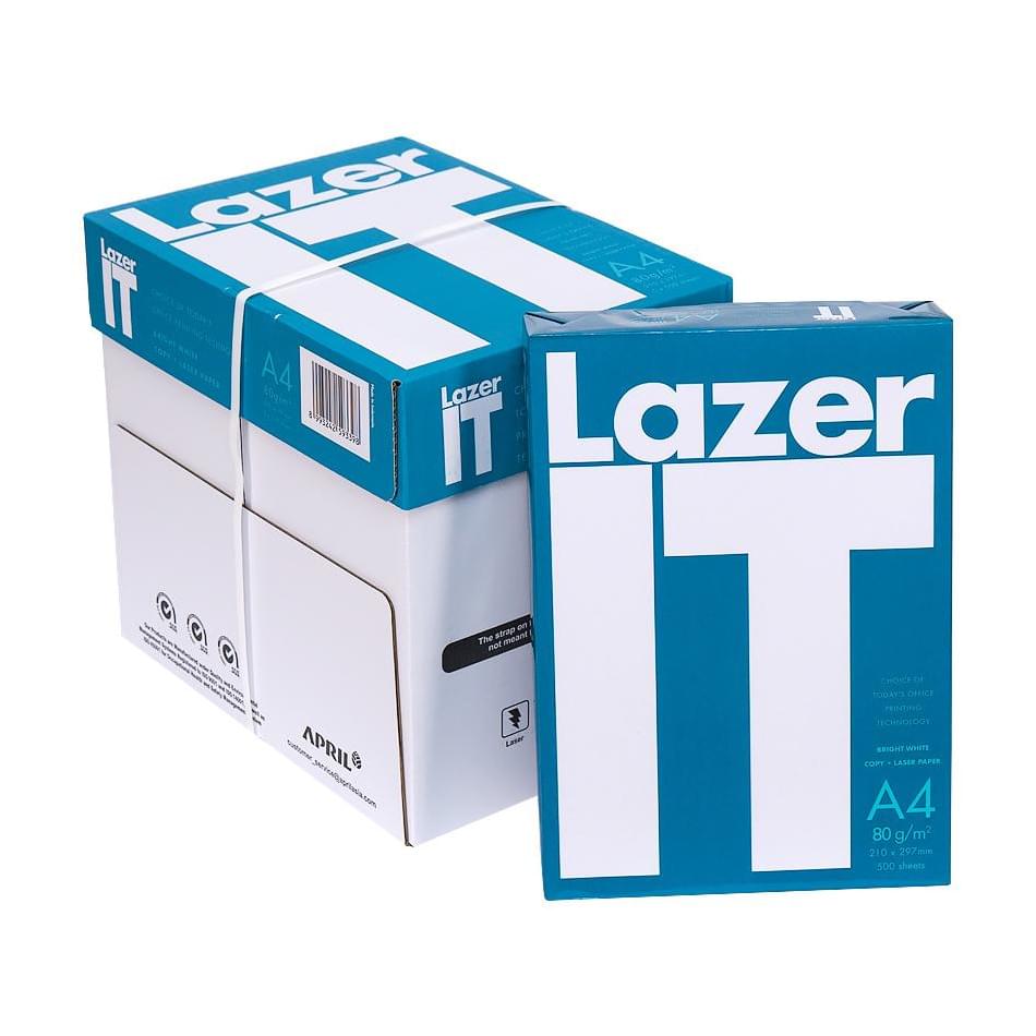 Χαρτί εκτύπωσης Lazer It A4 80γρ. 500φ. (ΚΙΒΩΤΙΟ) – PrintAgain